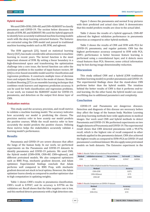 AI-Powered Detection of COVID-19 and Pneumonia: A Machine Learning Approach | PDF