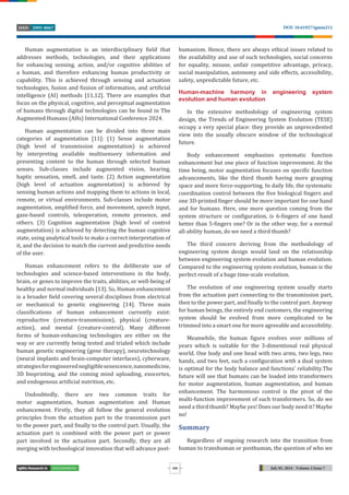 Integrating Artificial Parts: Achieving Harmony in Human Body Enhancement | PDF