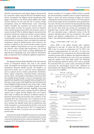 Boundary Layer Selection and Its Role in Modeling Egypt’s Evapotranspiration Potential | PDF