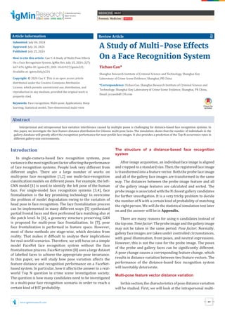 Evaluating Multi-Pose Impact on Face Recognition Accuracy | PDF