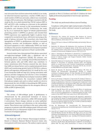 Impact of IDH1 Mutations on Stromal Histology in High-Grade Gliomas | PDF