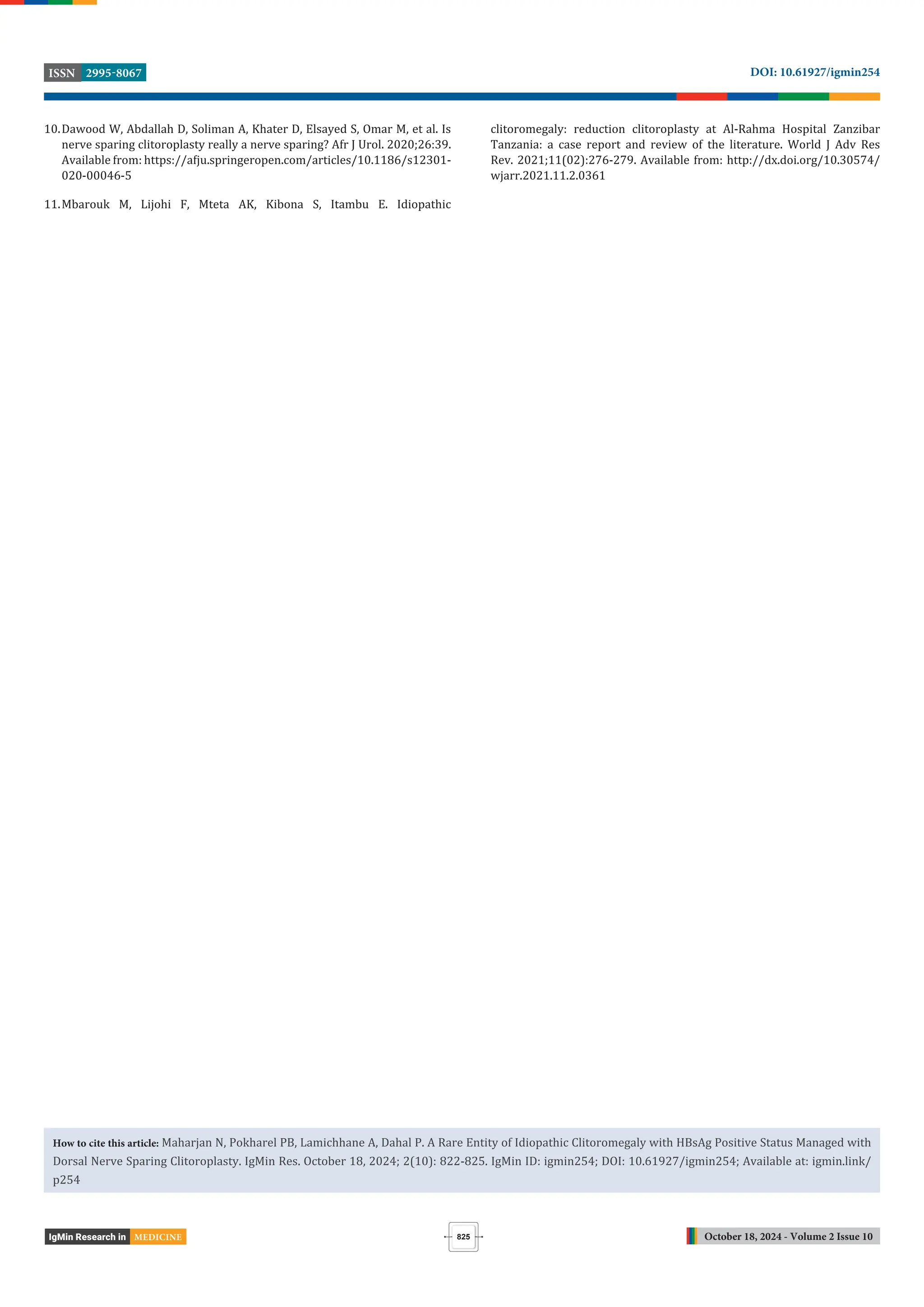 Management of Rare Idiopathic Clitoromegaly with HBsAg Positivity ...