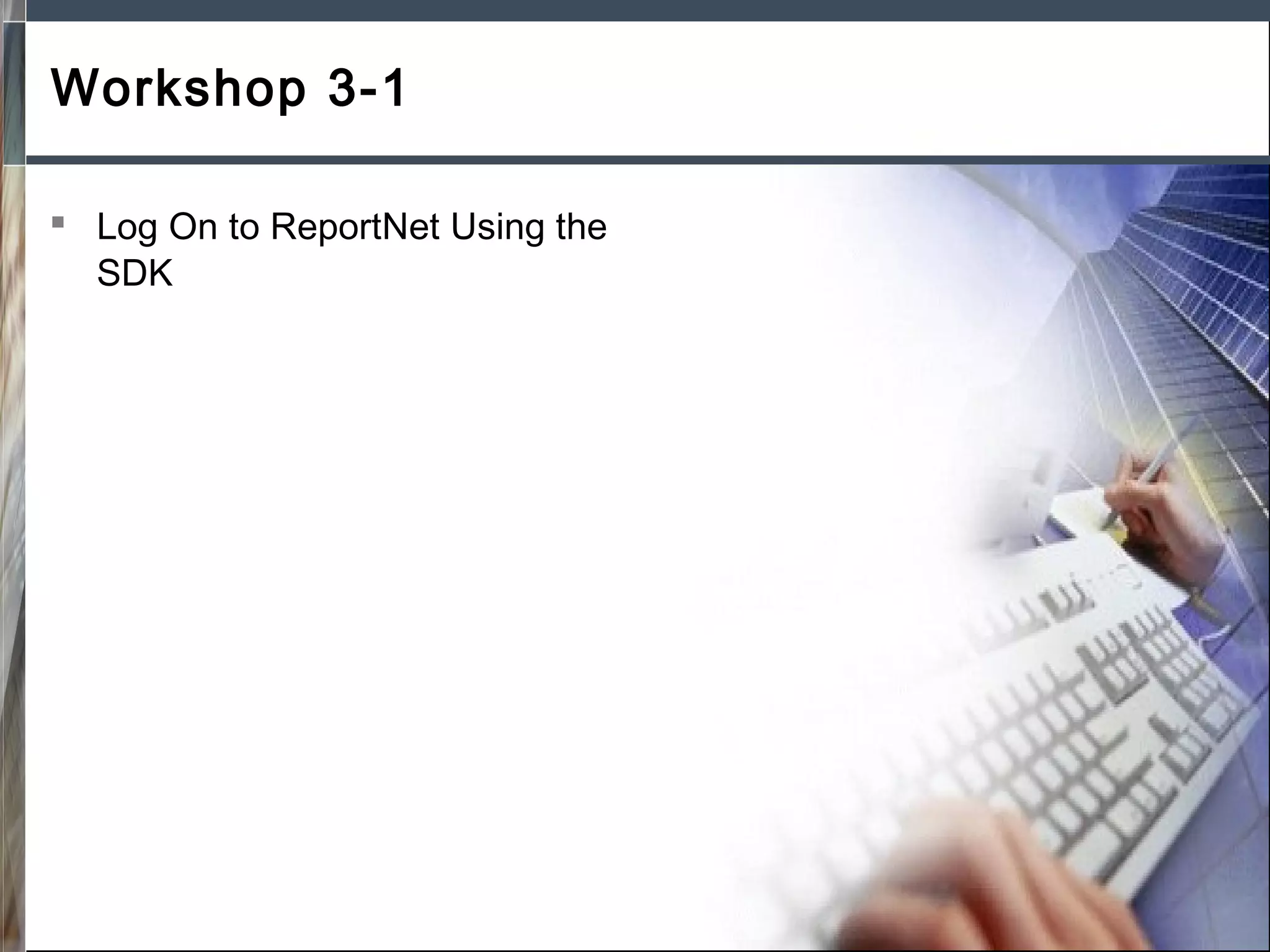 Authentication using Cognos java/ASP SDK | PPT