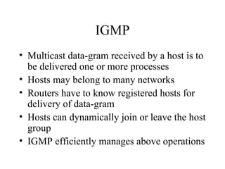 Igmp | PPT