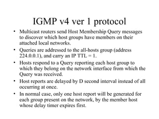 Igmp | PPT