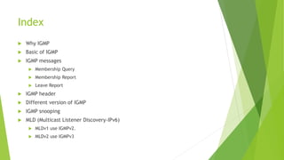 IGMP | PPTX | Computer Networking | Computing