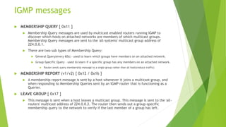 IGMP | PPTX