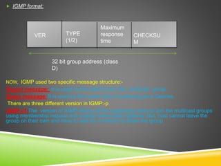 Igmp presentation | PPTX