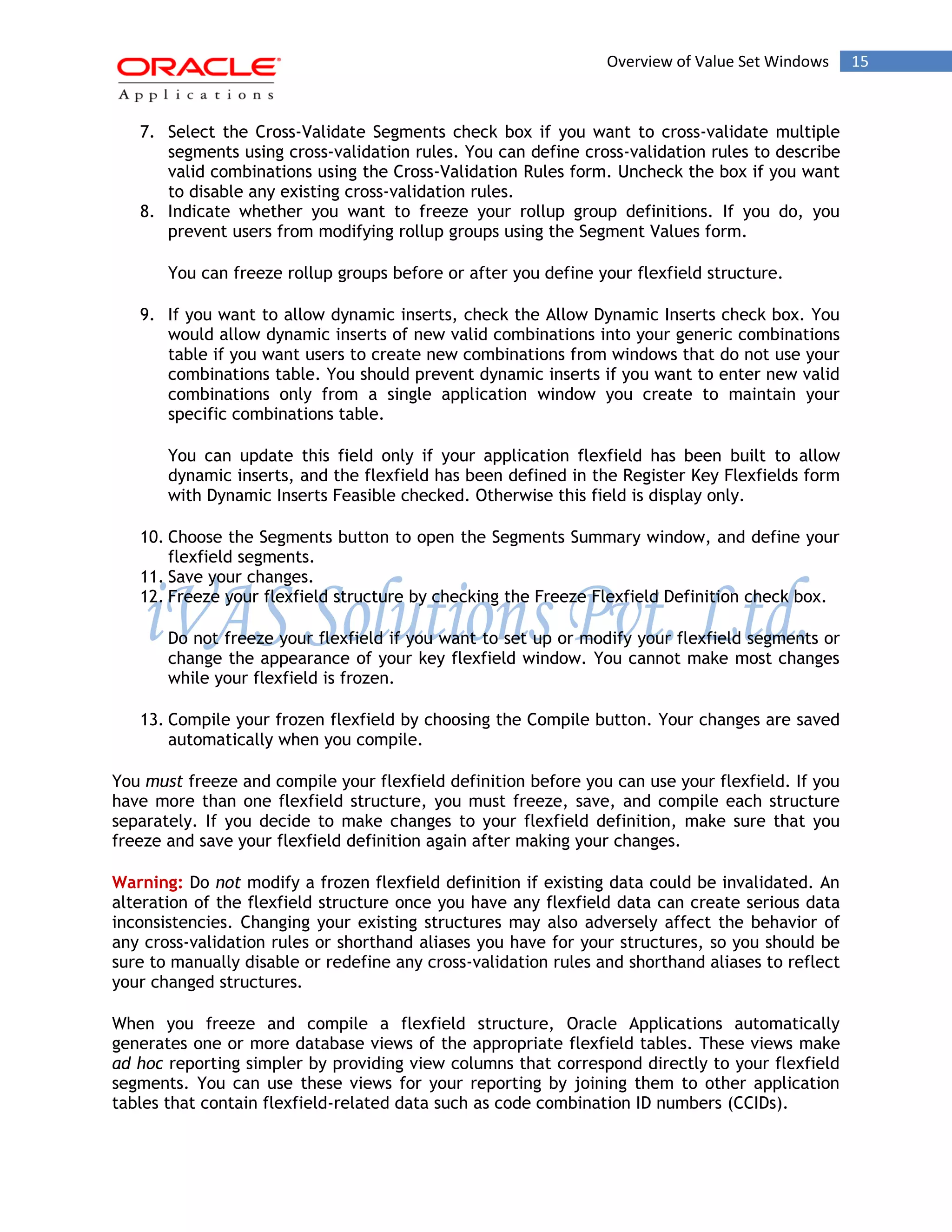 Oracle General ledger ivas | PDF