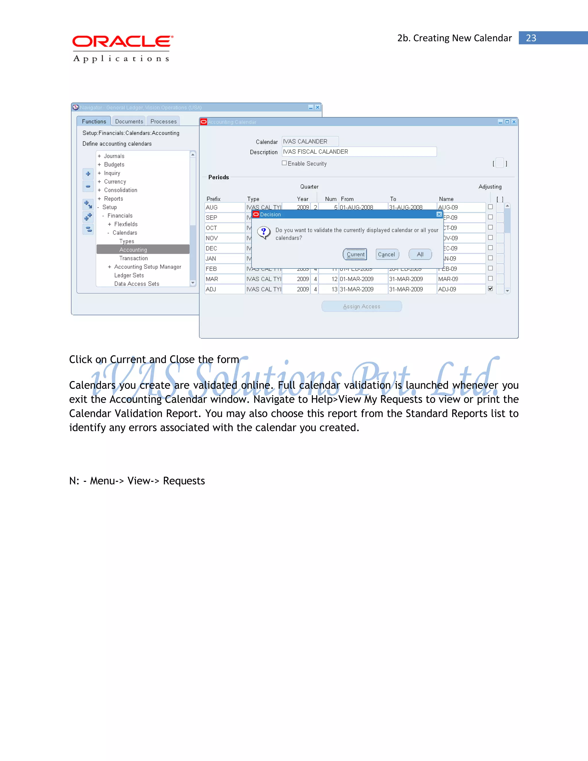 Oracle General ledger ivas | PDF