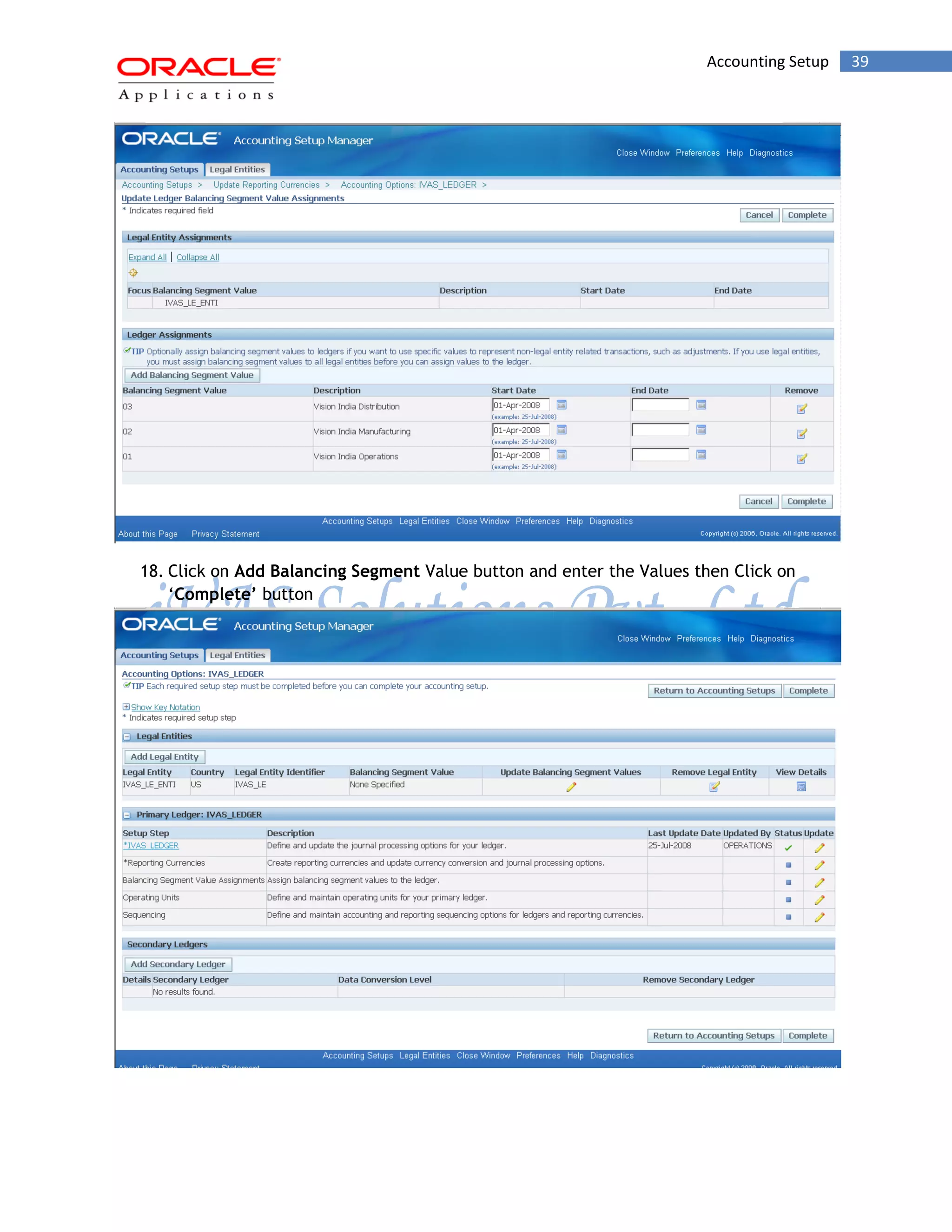 Oracle General ledger ivas | PDF