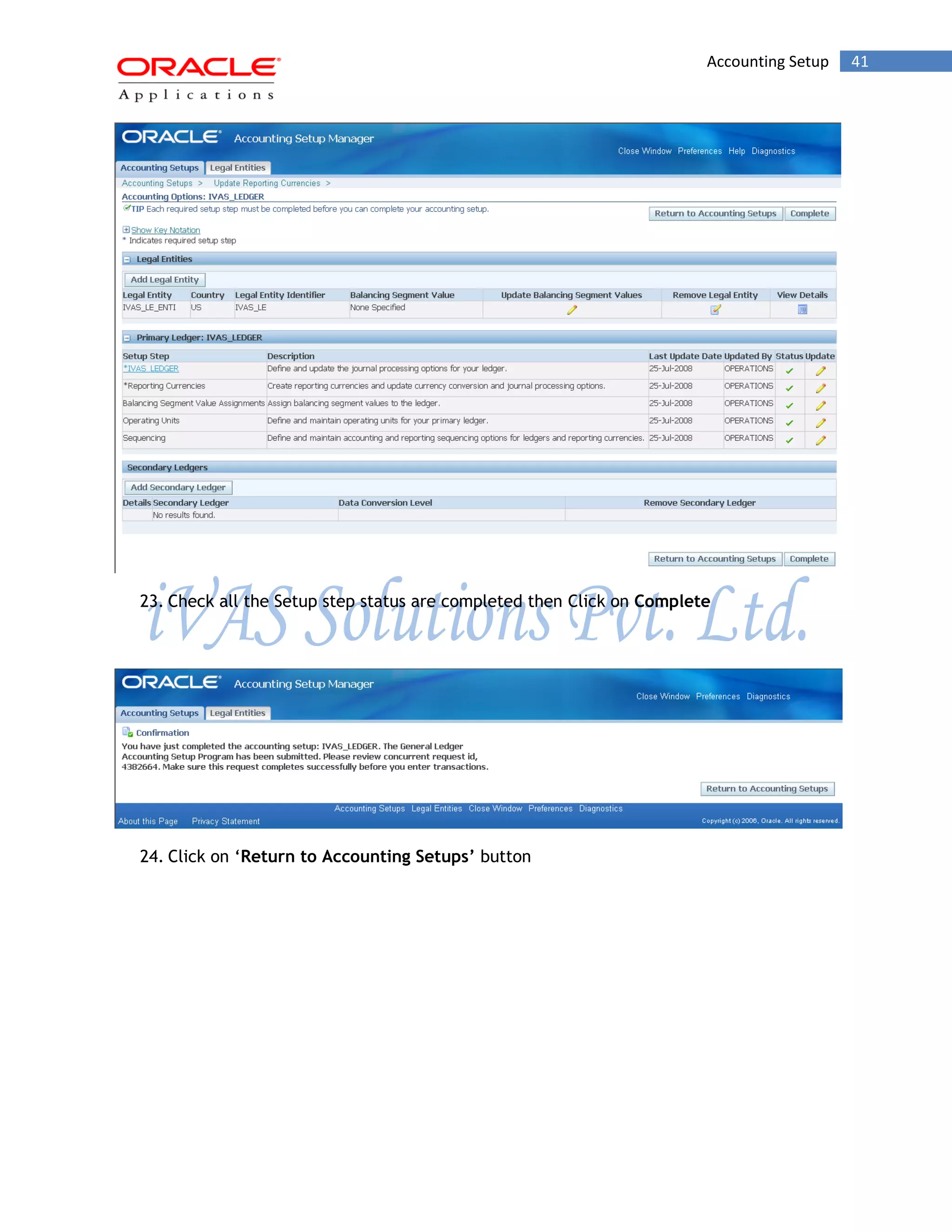 Oracle General ledger ivas | PDF