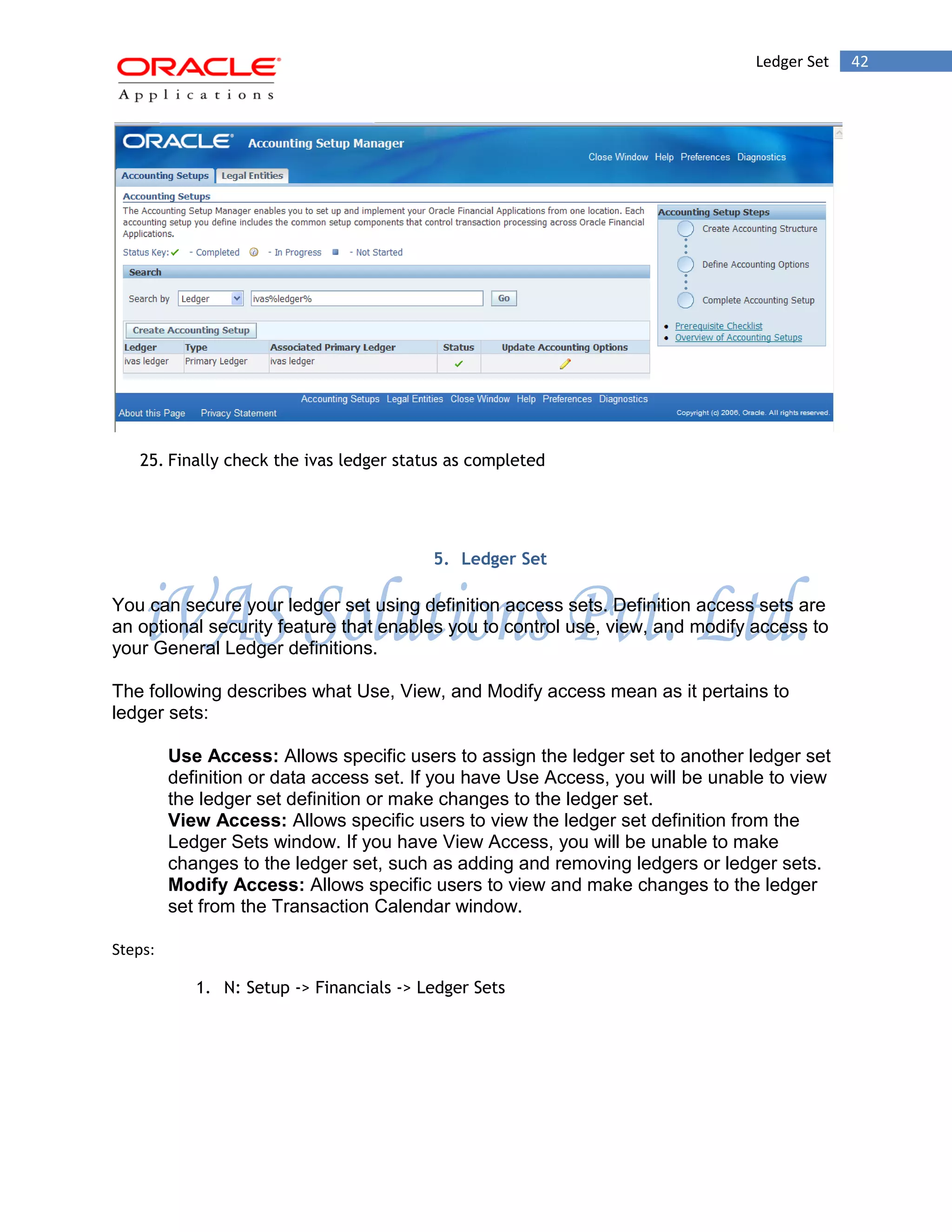 Oracle General ledger ivas | PDF