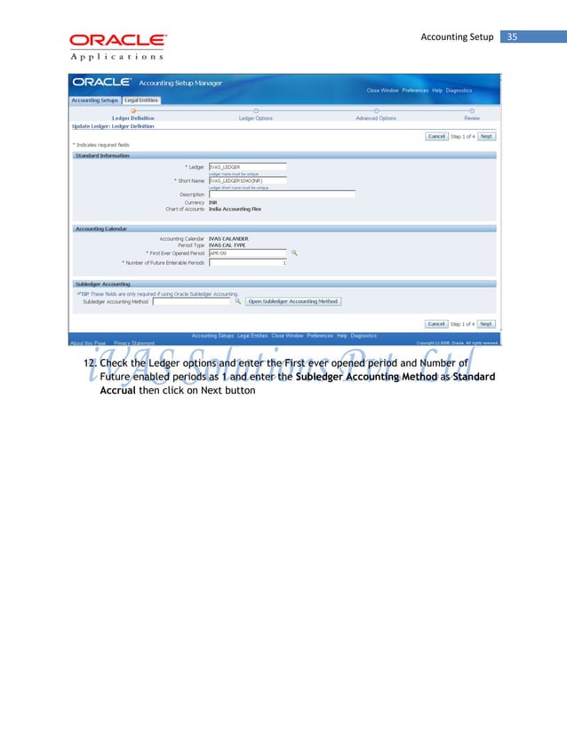 Oracle General ledger ivas | PDF