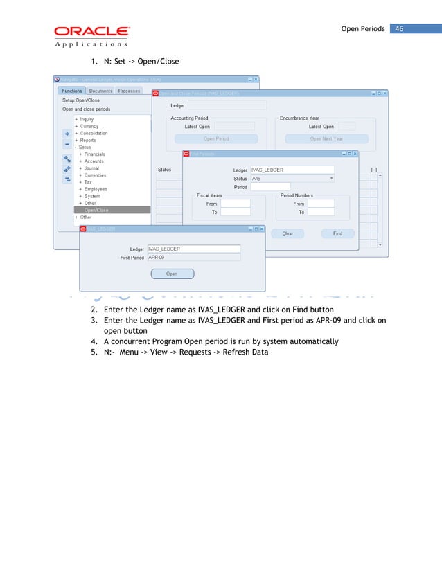 Oracle General ledger ivas | PDF