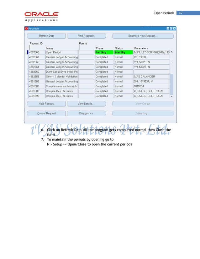 Oracle General ledger ivas | PDF