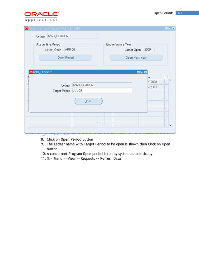 Oracle General ledger ivas | PDF