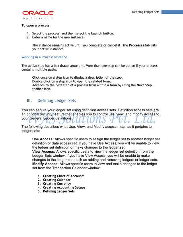 Oracle General ledger ivas | PDF