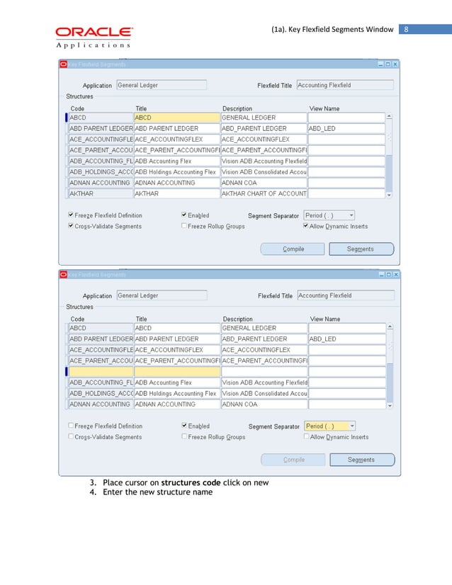 Oracle General ledger ivas | PDF