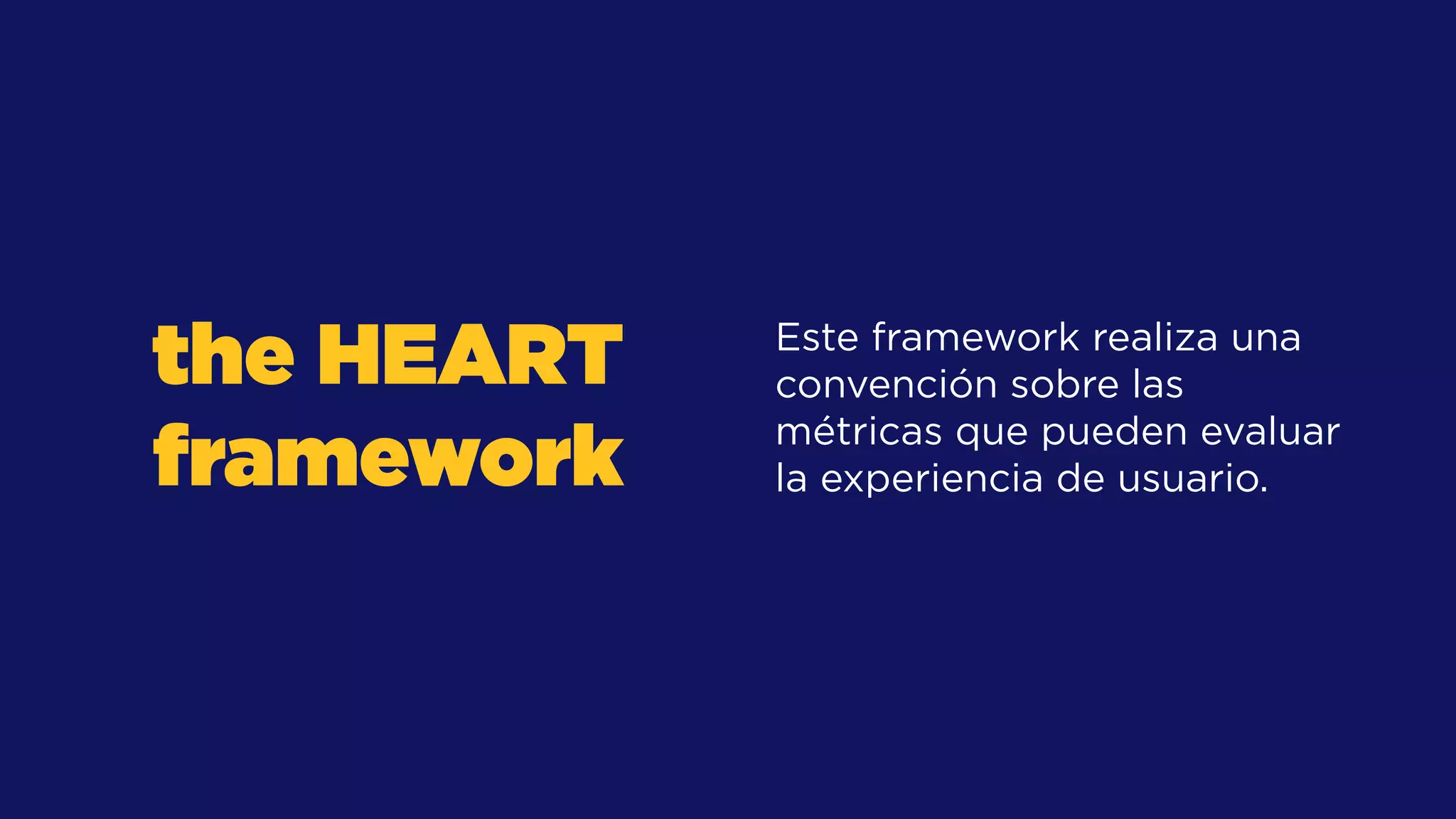 The HEART framework for UX metrics | PPT