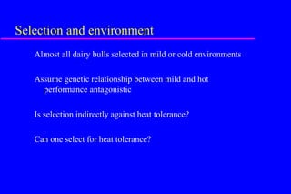 Heat tolerance, real-life genomics and GxE issues | PPTX