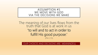 Holy Choices - an Introduction to Ignatian Decision-making | PPTX