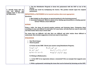 Ignatian pedagogical paradigm lesson plan on special products and ...