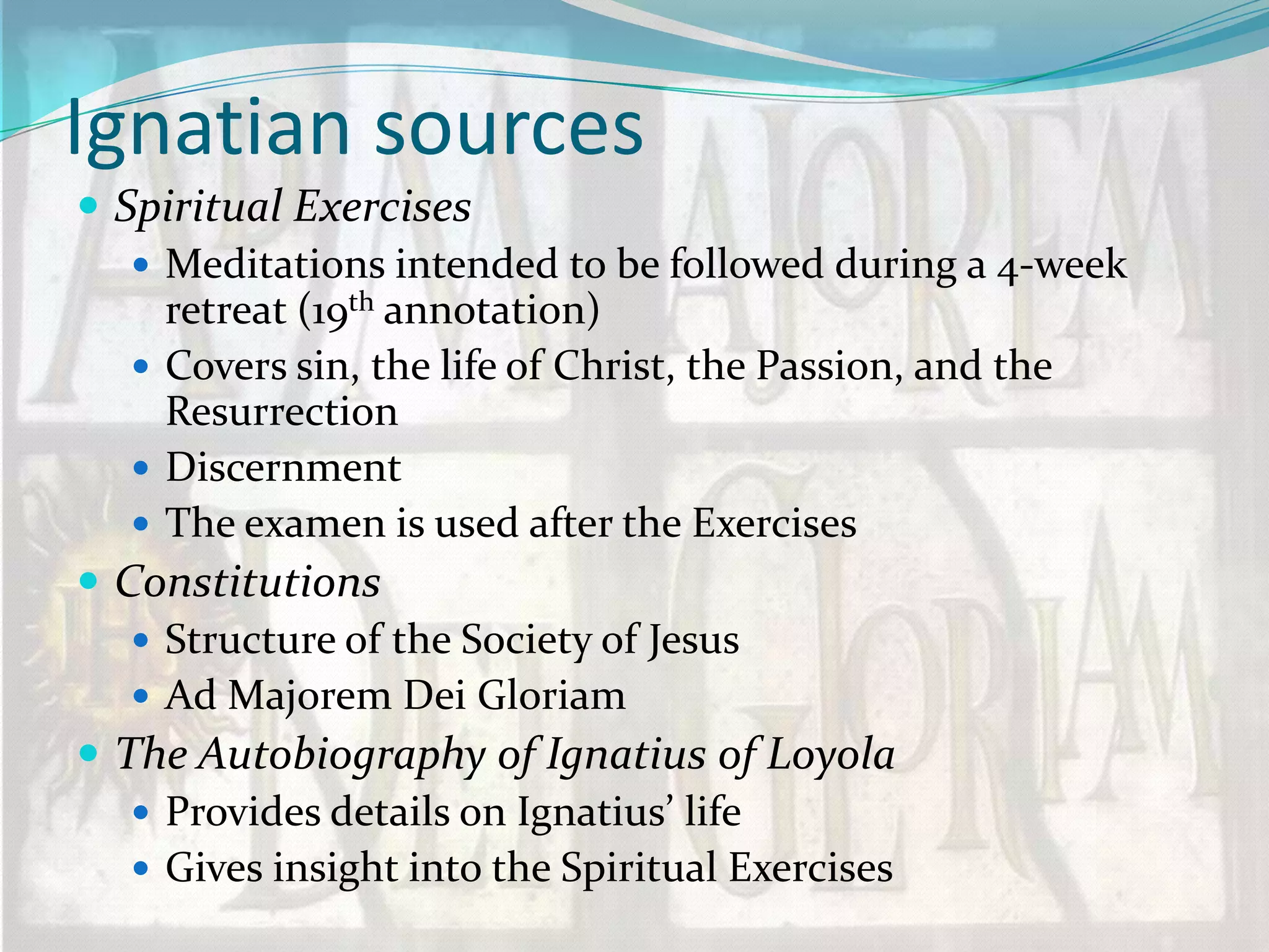 Ignatian spirituality | PPTX