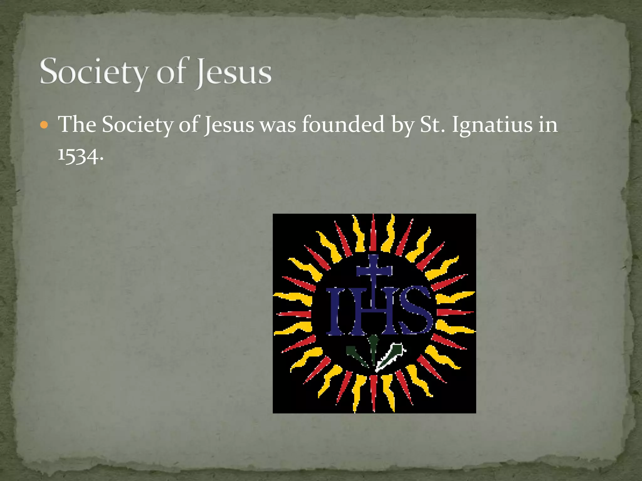 Ignatius High School slide | PPTX