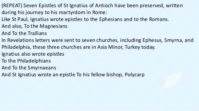 Epistles of St Ignatius of Antioch, Early Church Martyr | PDF