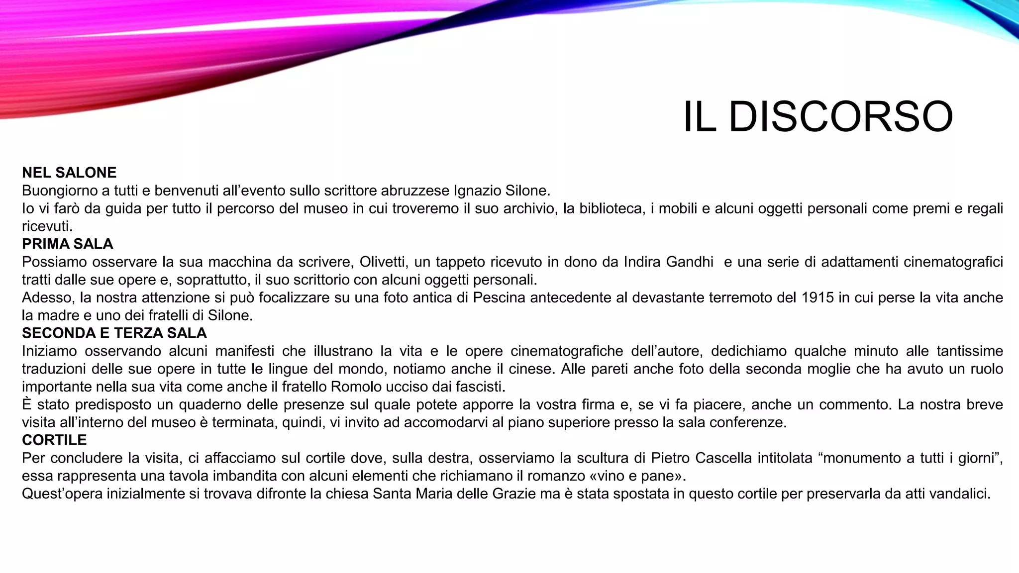 Ignazio silone day | PPT