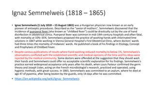 Ignaz Semmelweis | PPTX