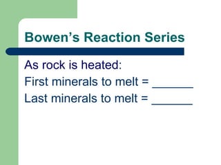 Ch3_IgneousRx_students | PPT | Geology | Science