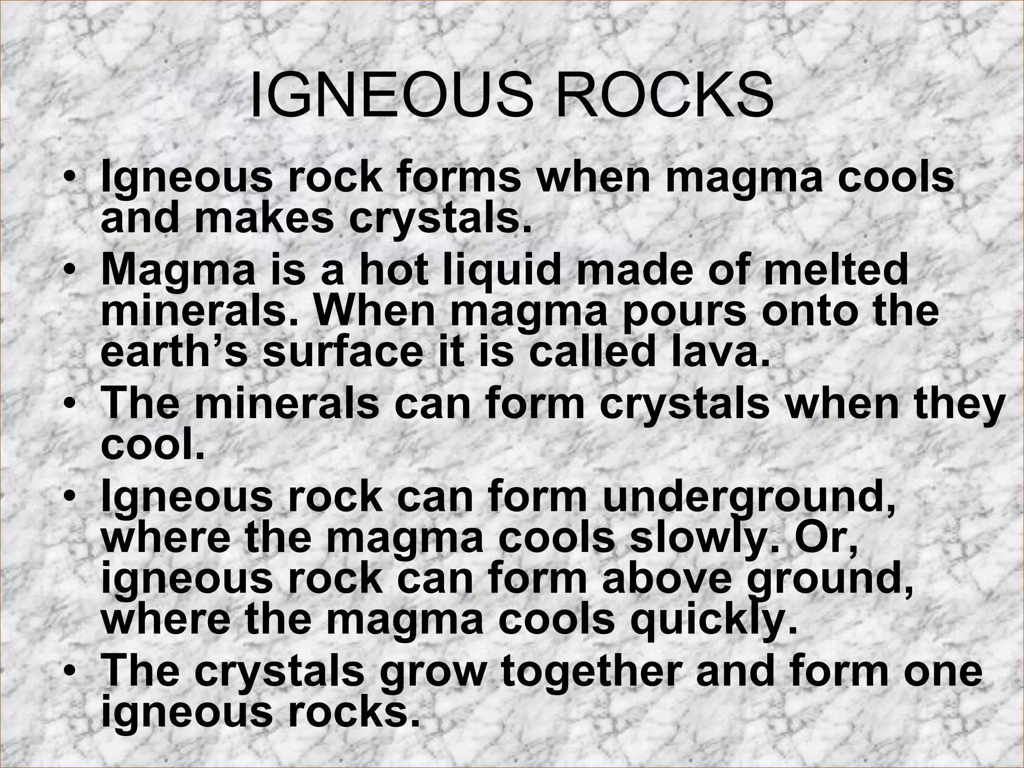 Igneous And Magma | PPT