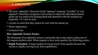 Igneous and Metamorphic textures and their interpretation.pptx