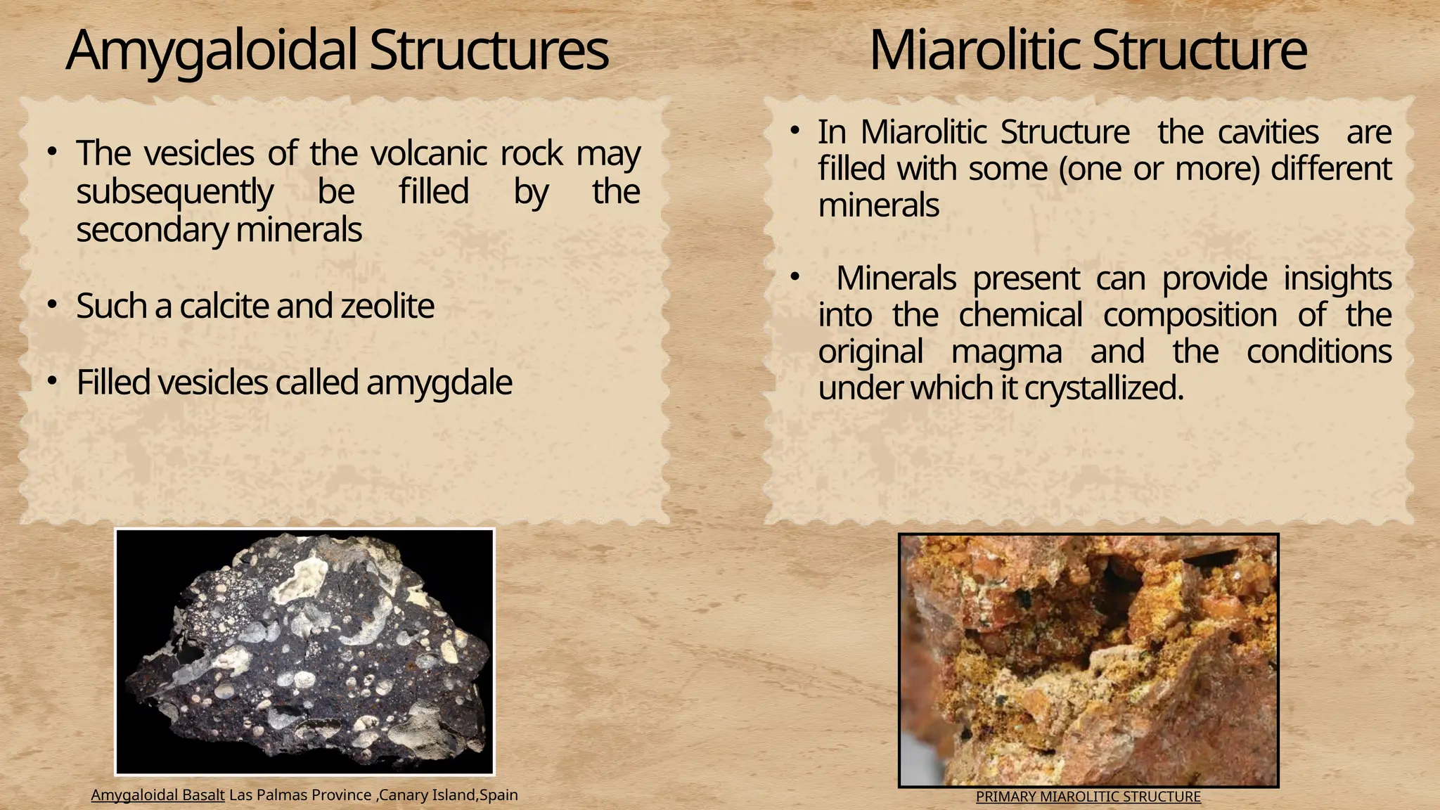 Igneous Primary Structures | Structures of Igneous Rocks | PPT