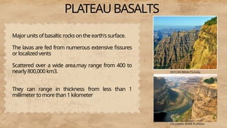 Igneous Primary Structures | Structures of Igneous Rocks | PPTX
