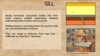 Igneous Primary Structures | Structures of Igneous Rocks | PPTX
