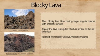 Igneous Primary Structures | Structures of Igneous Rocks | PPTX