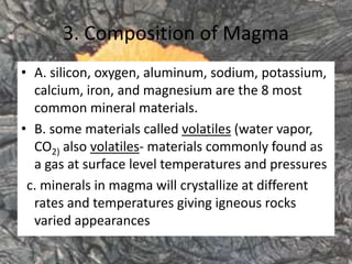 Igneous rock | PPTX