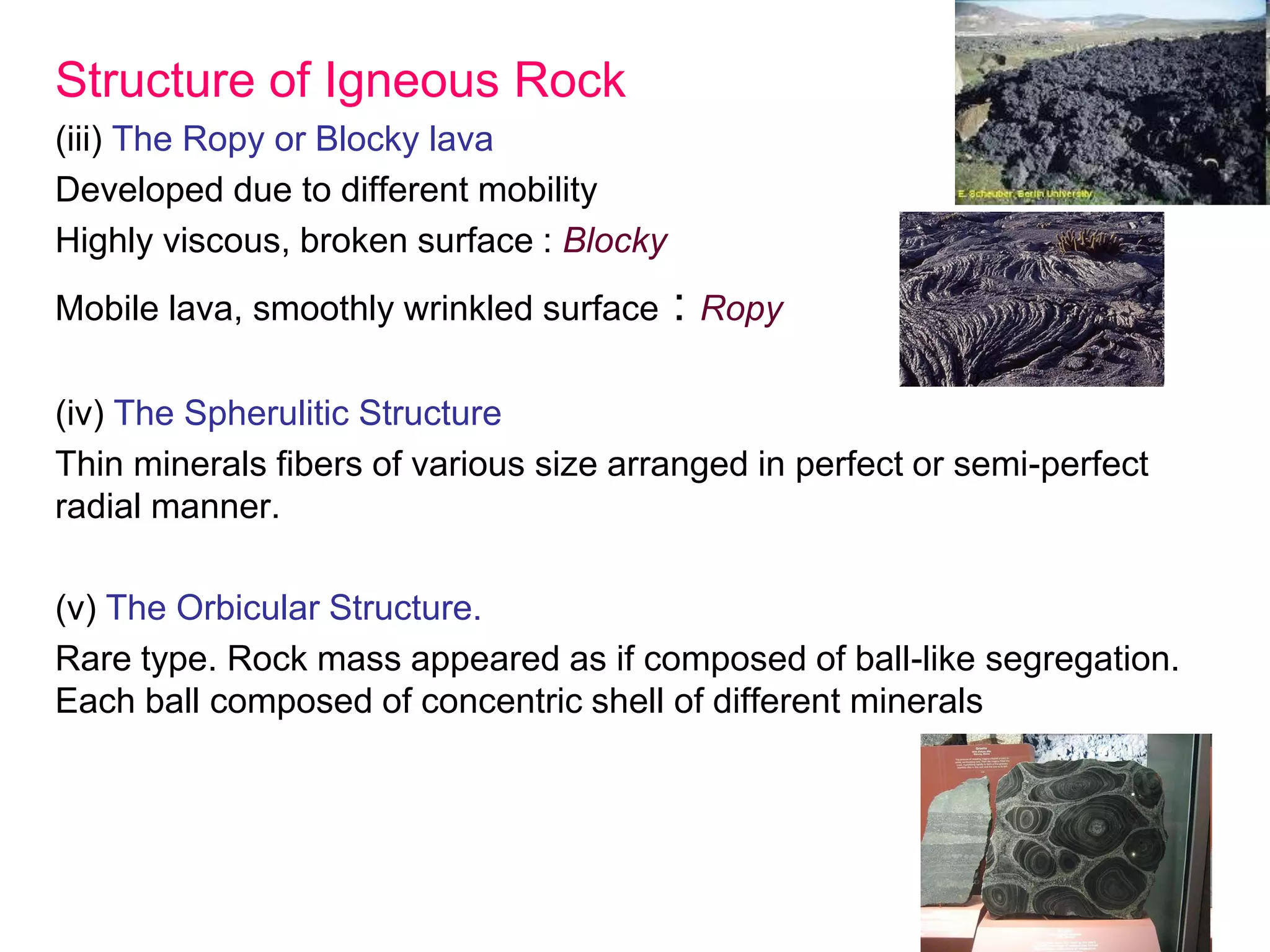 Igneous rock, Engineering Geology, Semester IV GTU | PDF