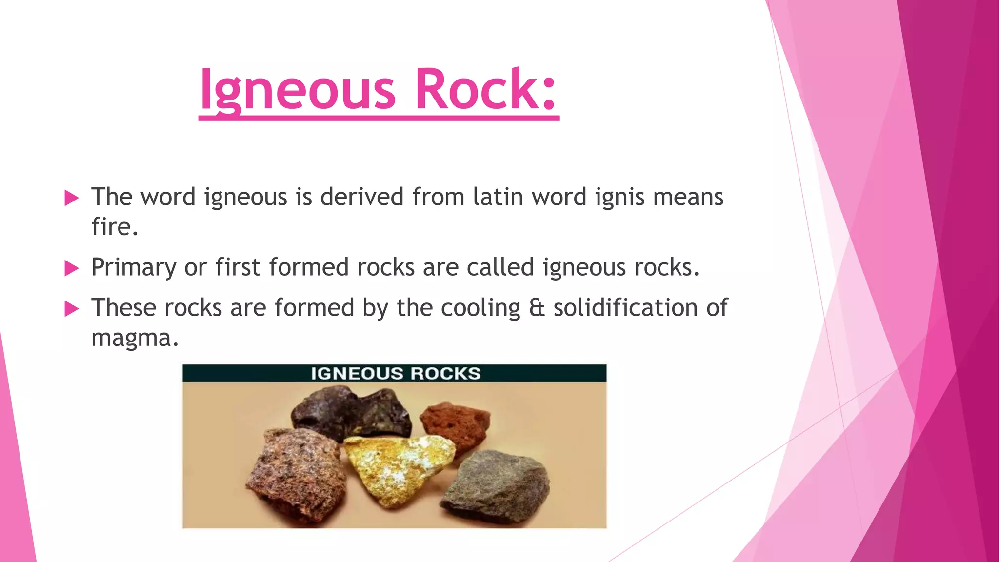 Igneous Rock | PPT
