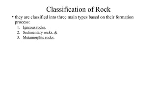 Rock: Igneous Rocks and their types.pptx