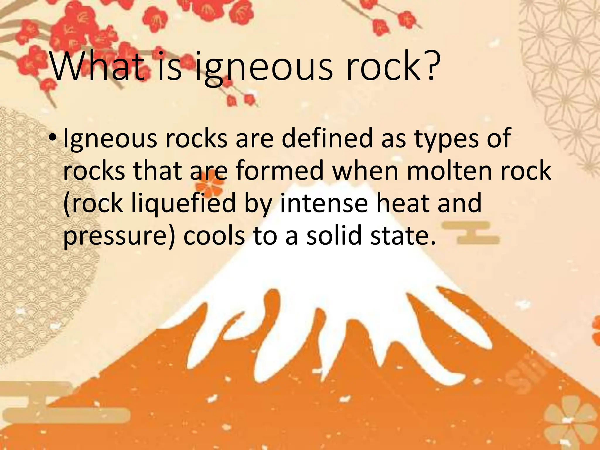 Igneous rock an-WPS Office.pptx | Geology | Science