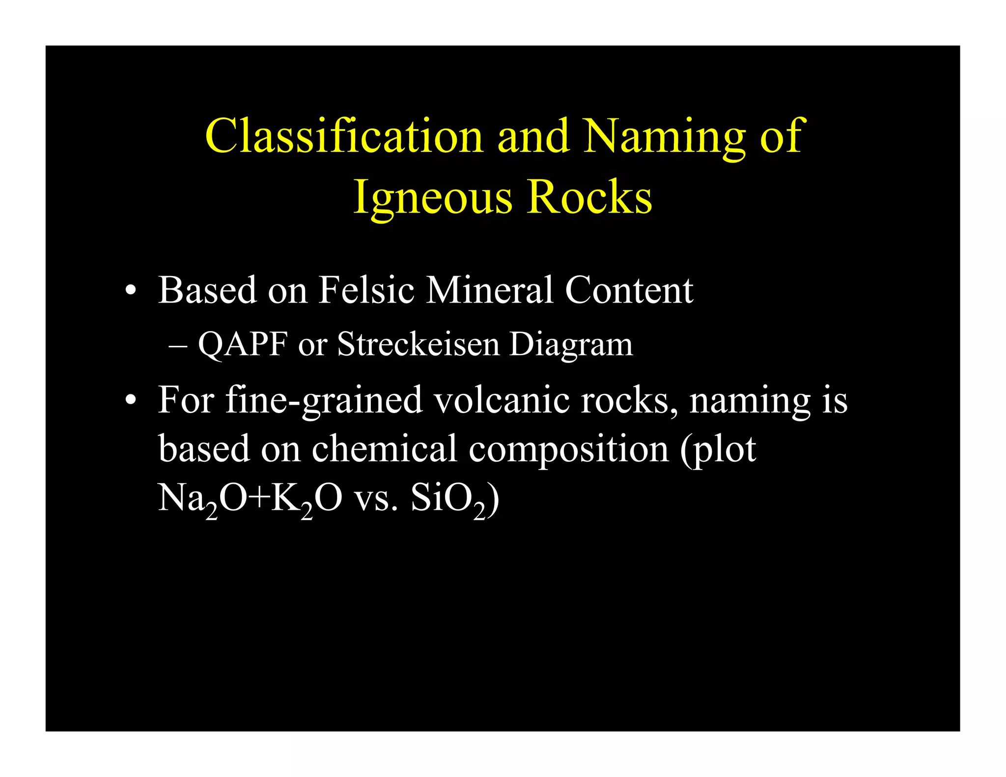 Igneous rock overview | PDF