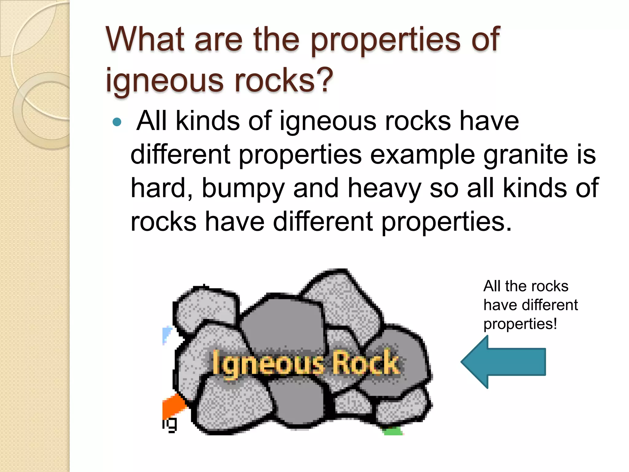 Igneous rocks! | PPTX
