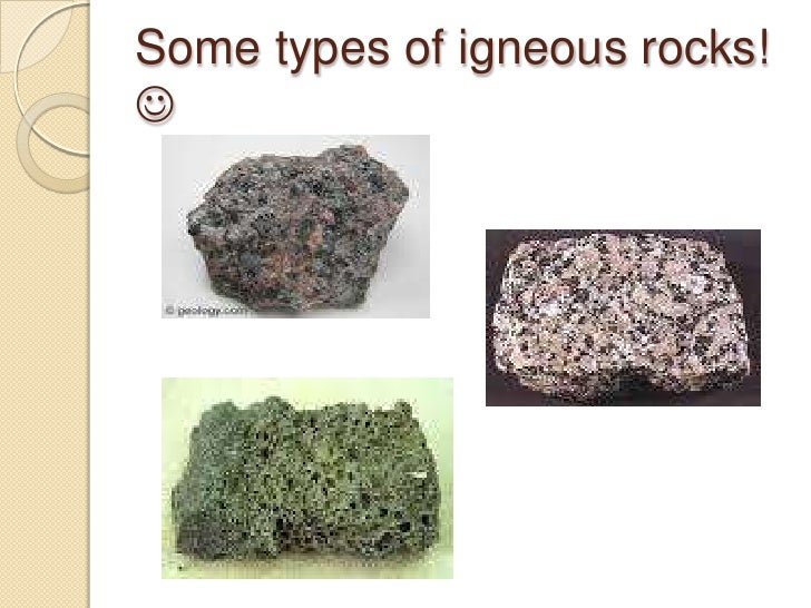 All Types Of Igneous Rocks