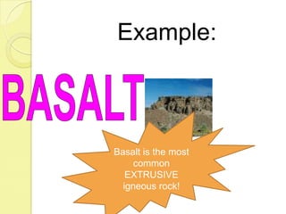 Igneous rocks | PPT