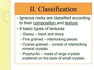 Igneous rocks | PPT