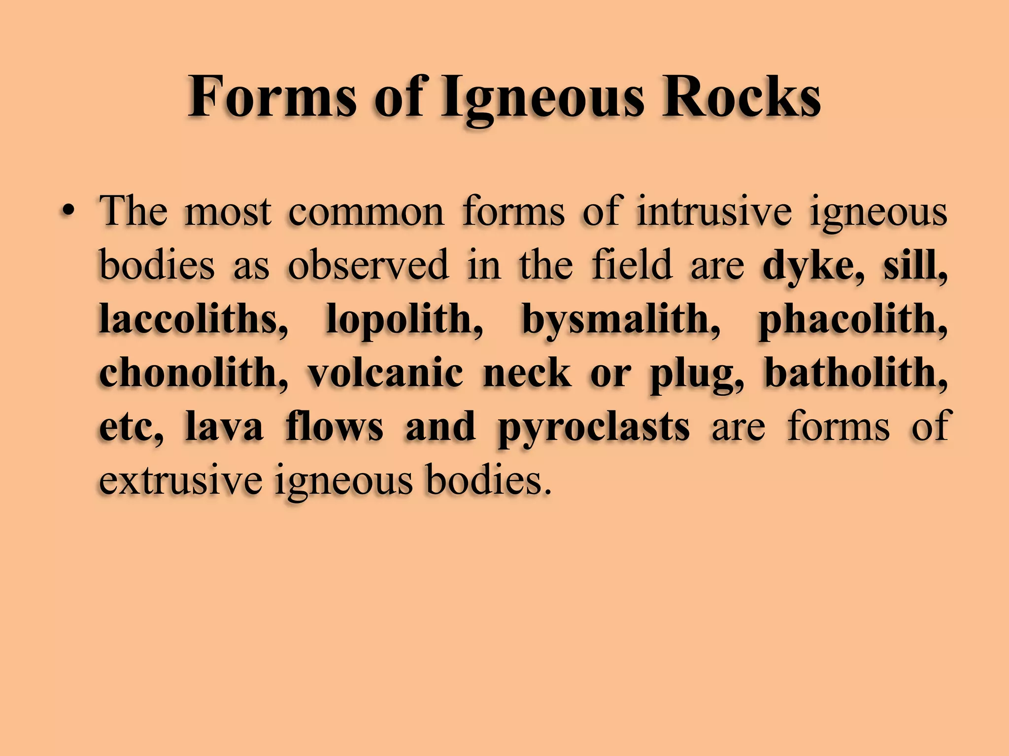 Igneous rocks | PPTX